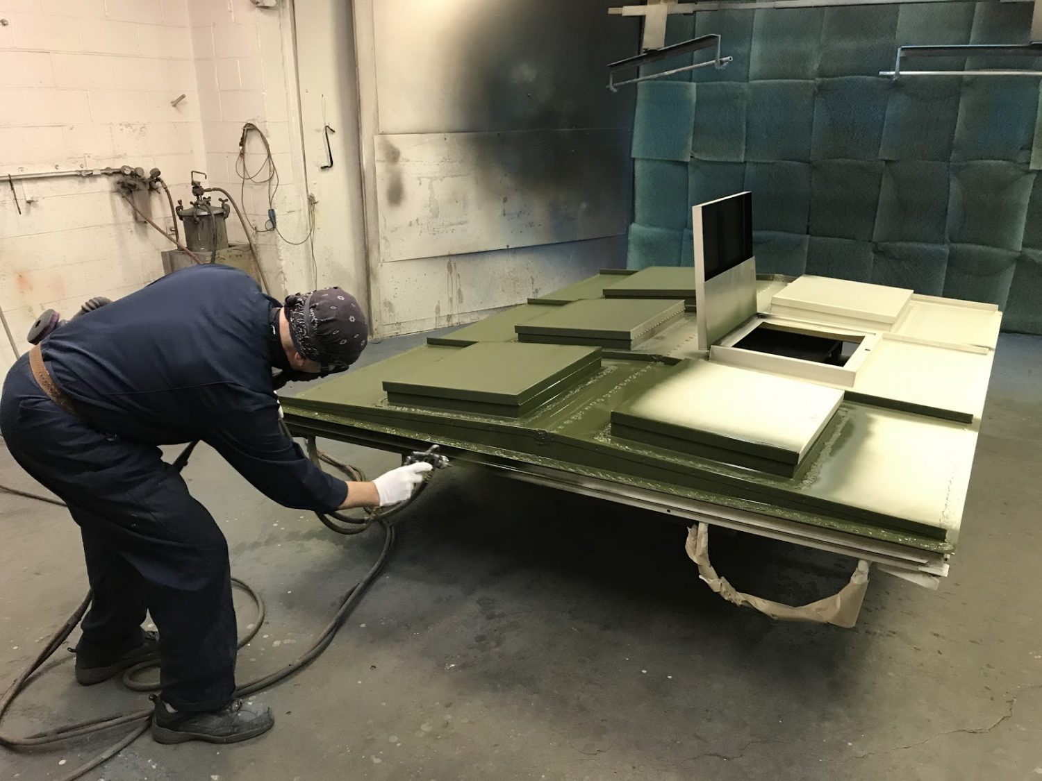 CARC Painting - Penn Metal Fabricators